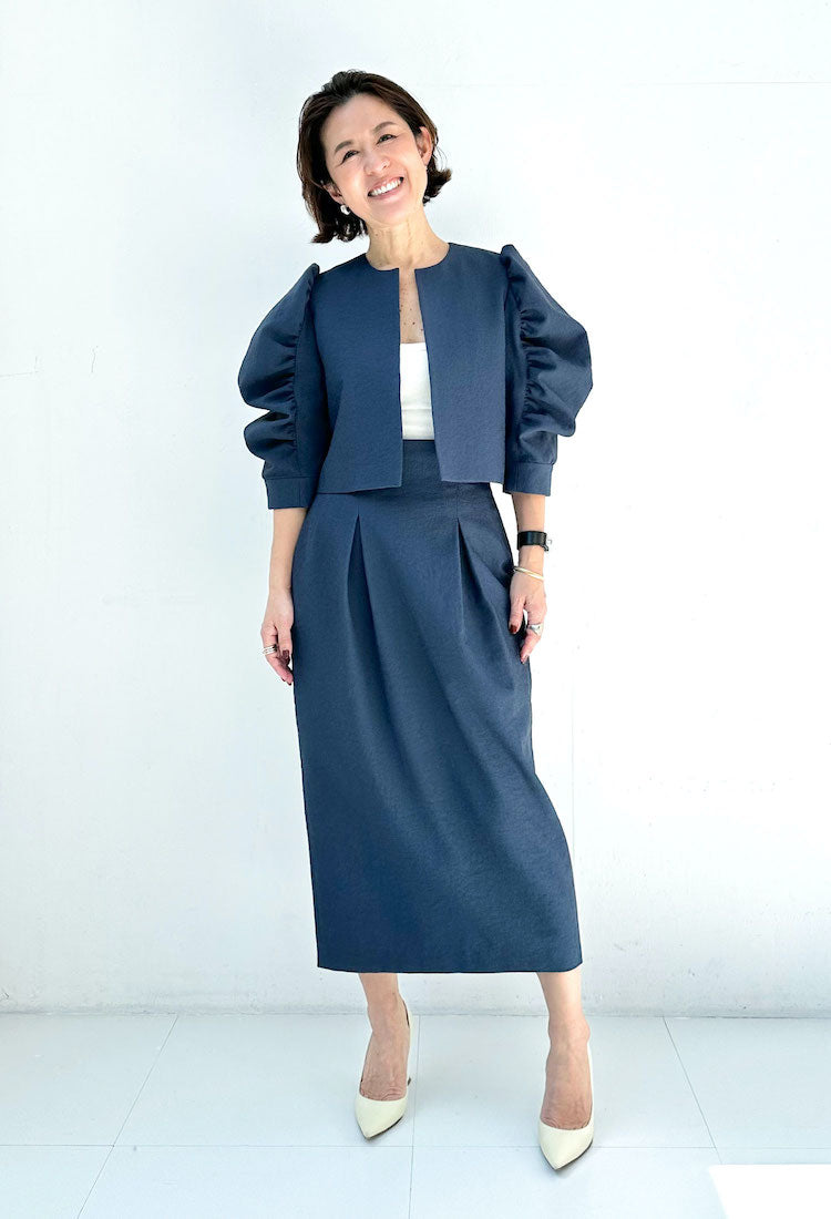 AMARCオリジナル ボリュームスリーブショートジャケット＆コクーンタックスカート – AMARC LIFE STORE